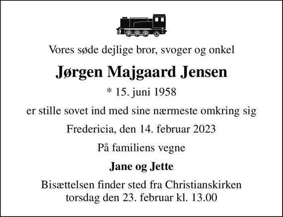 Jørgen Majgaard Jensen | Dødsannoncer i Danmark