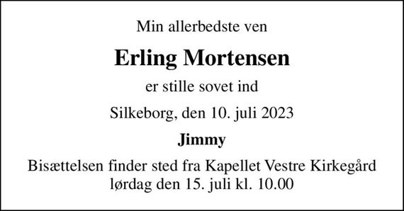 Erling Christian Mortensen | Dødsannoncer i Danmark