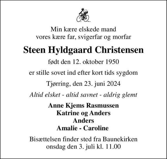 Steen Hyldgaard Christensen | Dødsannoncer i Danmark