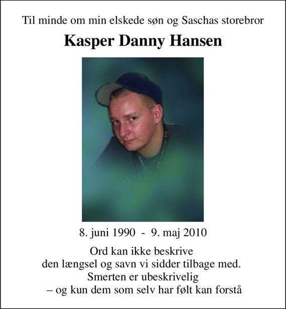 Kasper Danny Hansen | Dødsannoncer i Danmark